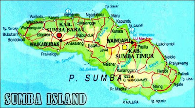 Peta Pulau Sumba - NTT - BIODIESEL - JARAK PAGAR SUMBA