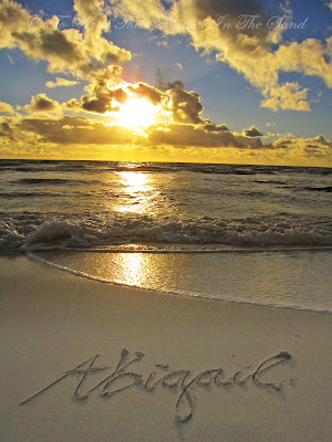 Christian's Beach: Abigail Hope and Alivia Faith