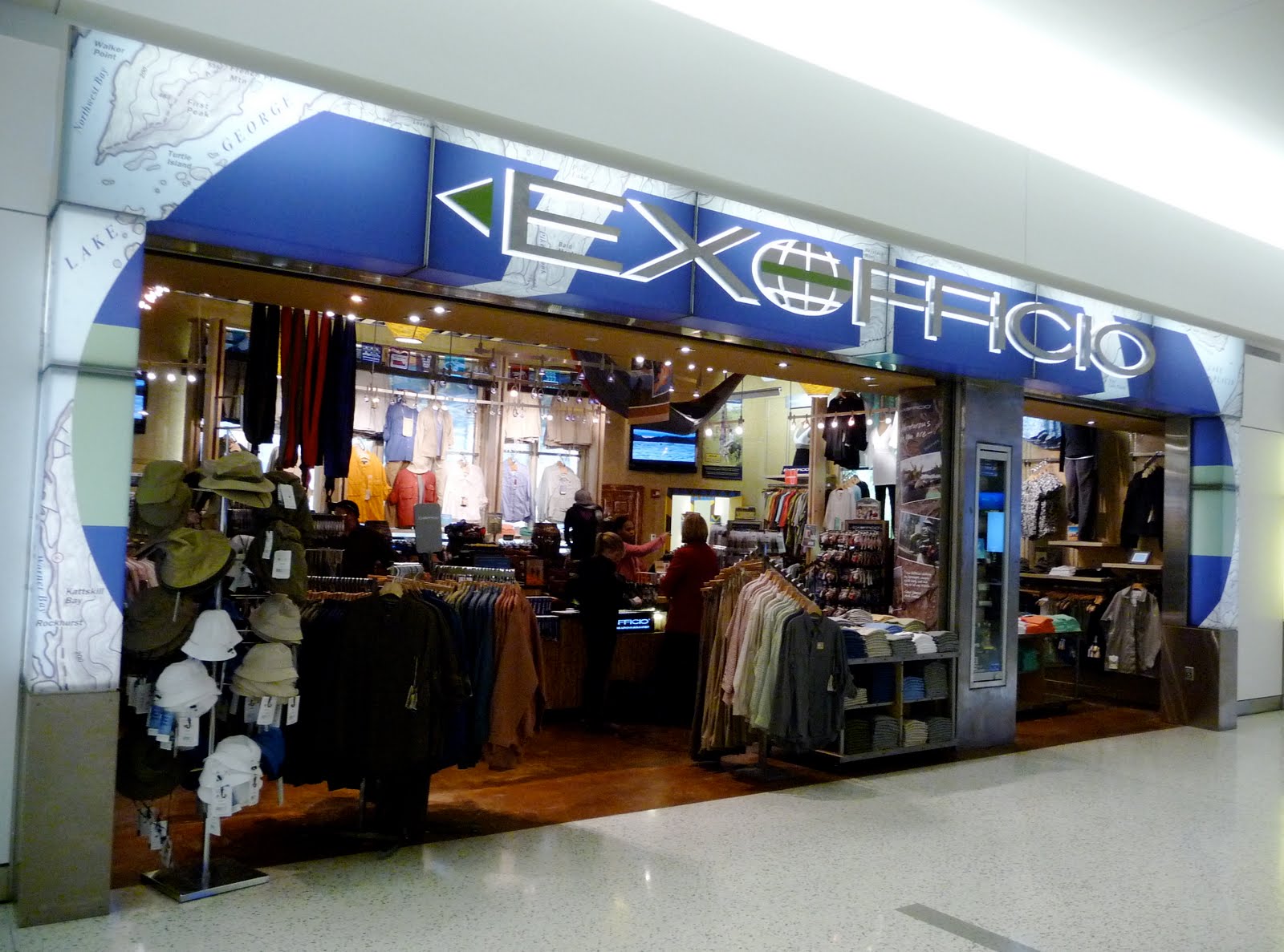 EX OFFICIO: TERMINAL 5 SHOP AT JFK FOR ADVENTURE/TRAVEL CLOTHING