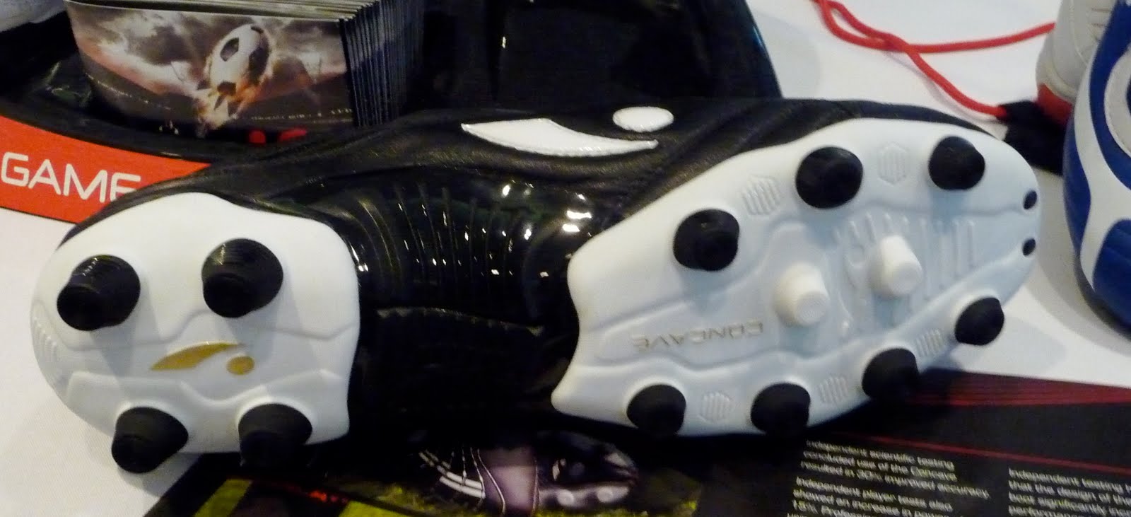 CONCAVE SOCCER (FOOTBALL) SHOES-“EVOLUTION STARTS HERE”