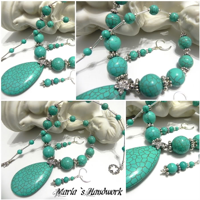 Maria’s HandWork: Din turcuaz