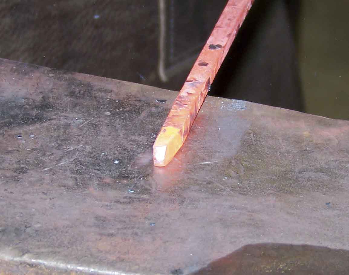 Iron Oak Farm: Firey Friday, How I Forge a Nail