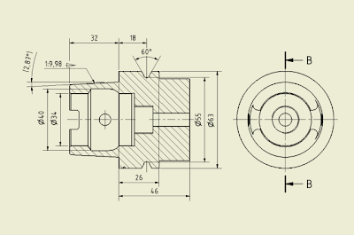 cnc turning machine: File:DIN 69893 hsk 63a drawing.png - Wikimedia Commons