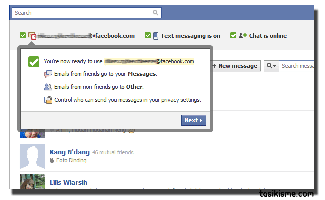 Fitur Terbaru Facebook Tahun 2011 : Email Facebook ~ lefko leflye