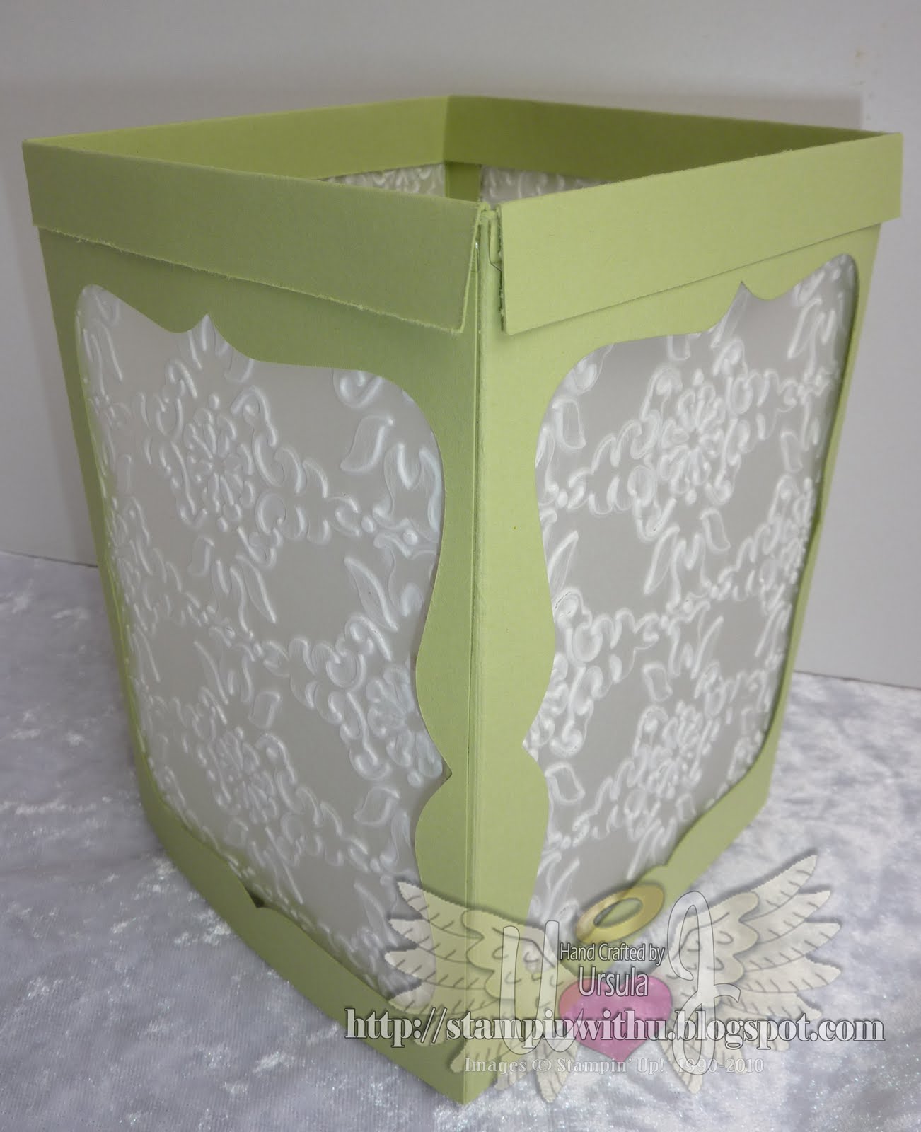 Stampin' with U: Paper Lantern Tea light Cover