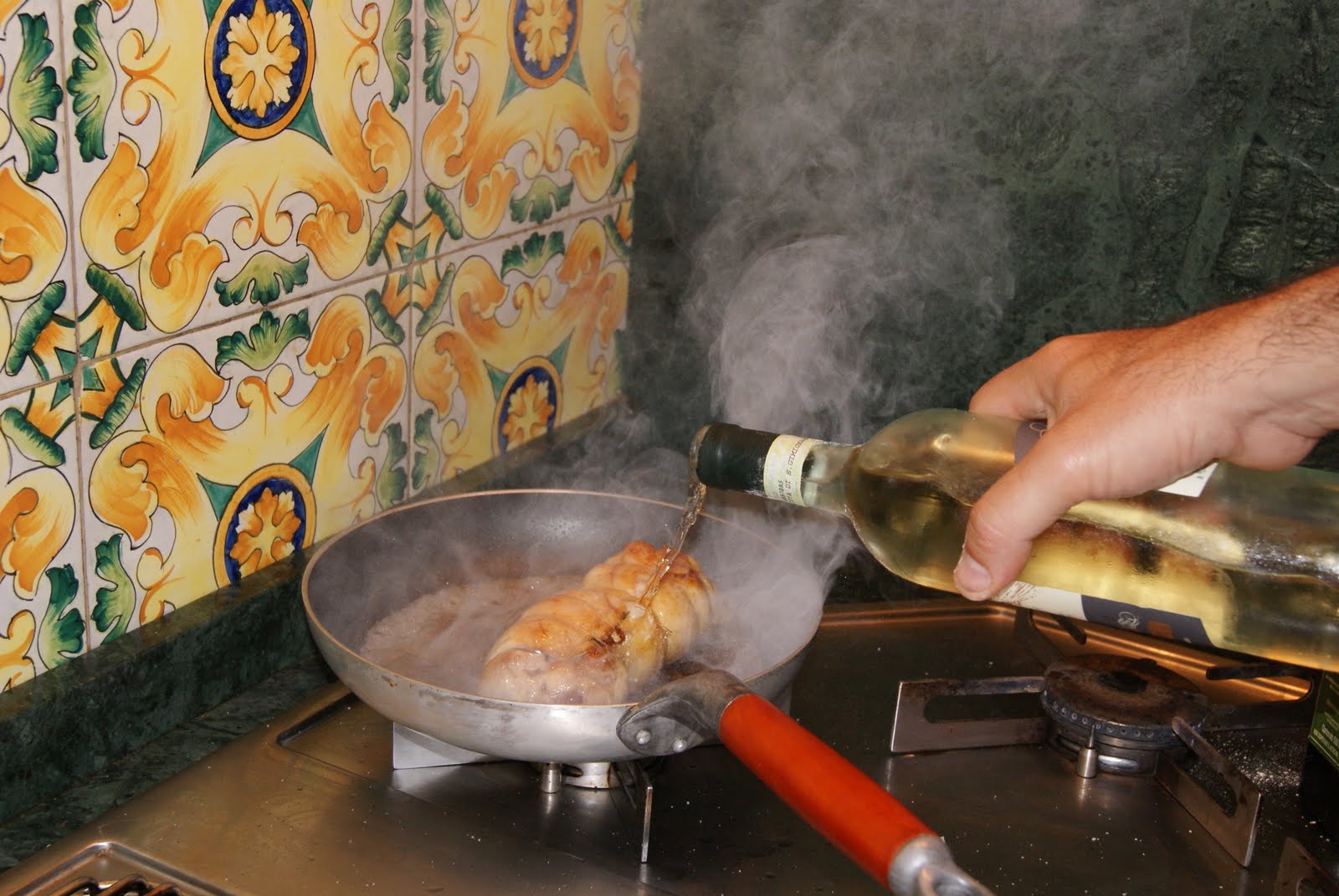Fabiolous Cooking Day: Fabiolous Tuesday - Stuffed Chicken Leg in White ...
