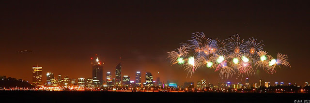 The Aussie Van's: Australia Day - Skyworks in Perth