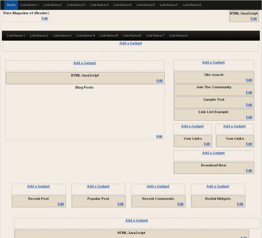Pure Magazine V1 Premium Blogger Template | Blogger Tips and Tricks
