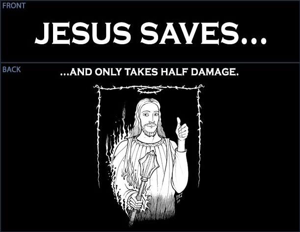 From Sezmeralda's Parlour: Jesus Saves