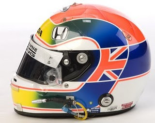 CAPACETES F1: Capacetes/Helmet RETRO: Justin WILSON