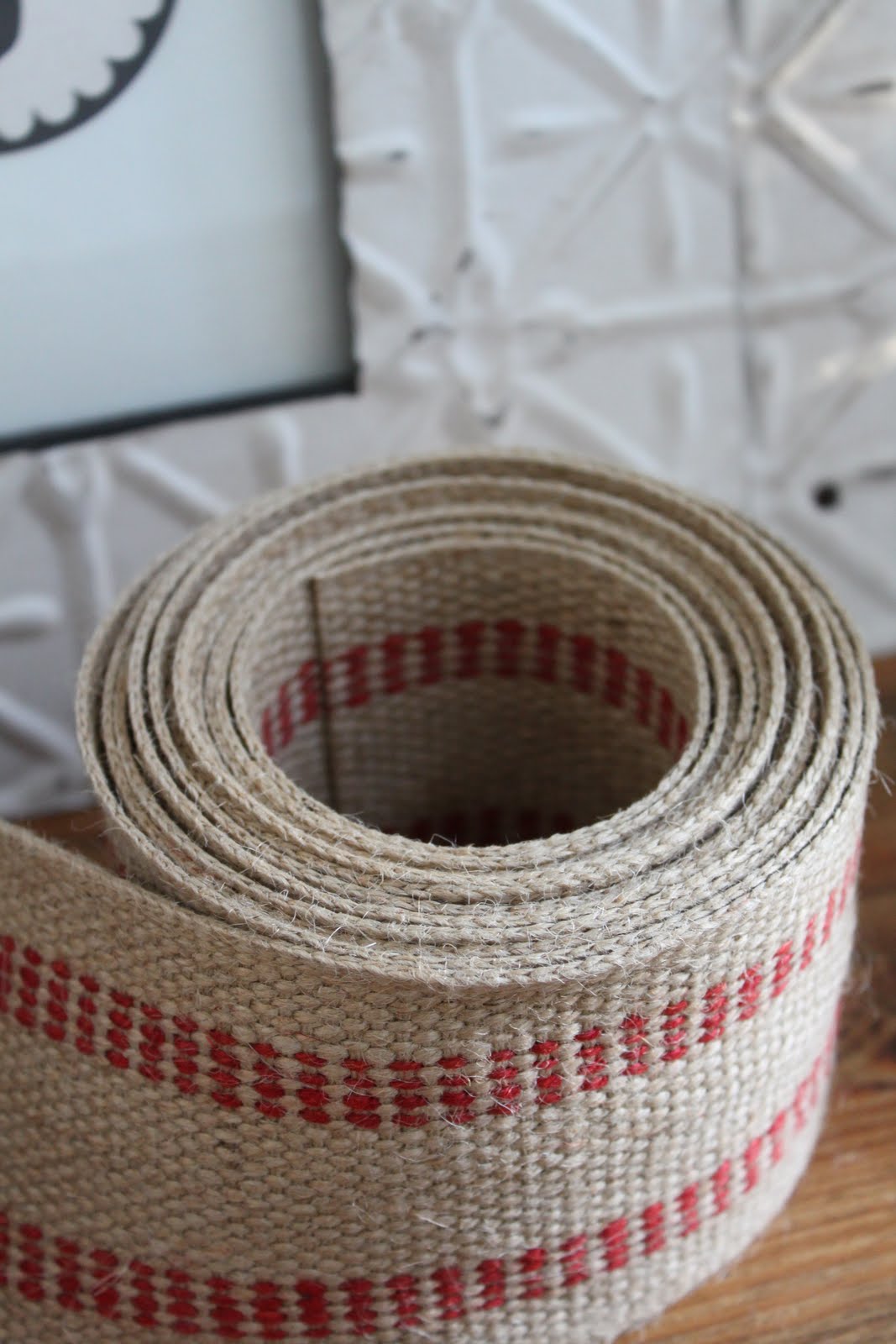 Upholstery Webbing and Stick Project - happenstance home