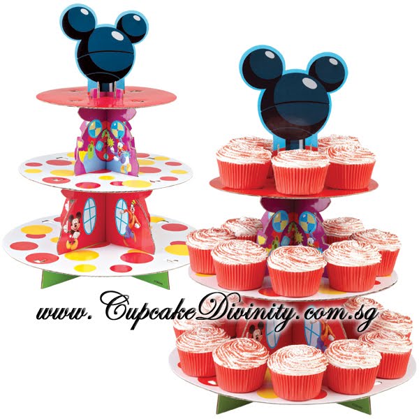 Cupcake Divinity: Mickey Mouse Clubhouse Disposable Cupcake Stand