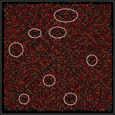 Ulam Spirals: Primes Overlapping Fractals on a Ulam Spiral