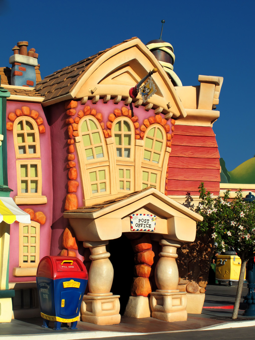 The Four Seasons: The Post Office at Toontown, Disneyland.