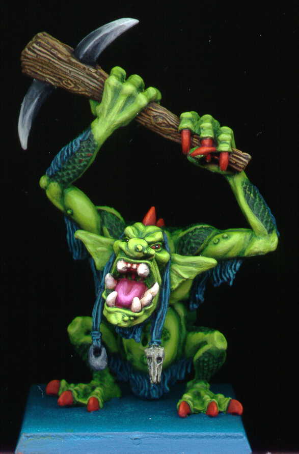 Miniature Painting: Games-Workshop's River Troll #1