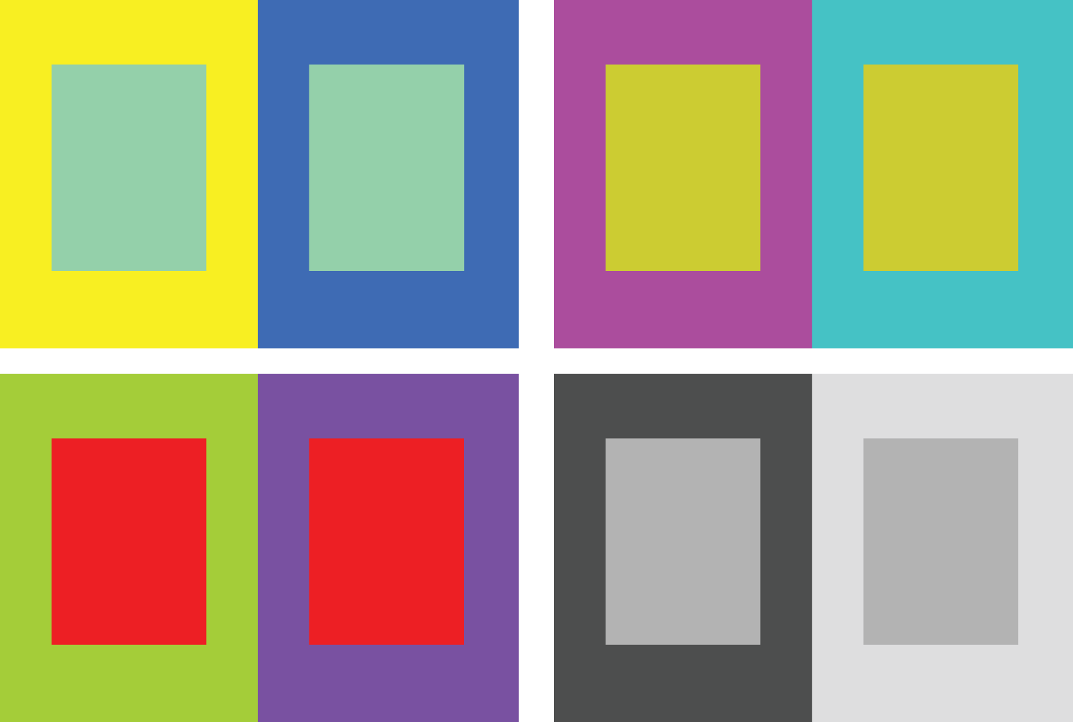 Principles of Graphic Art: Simultaneous Contrast Ex:1