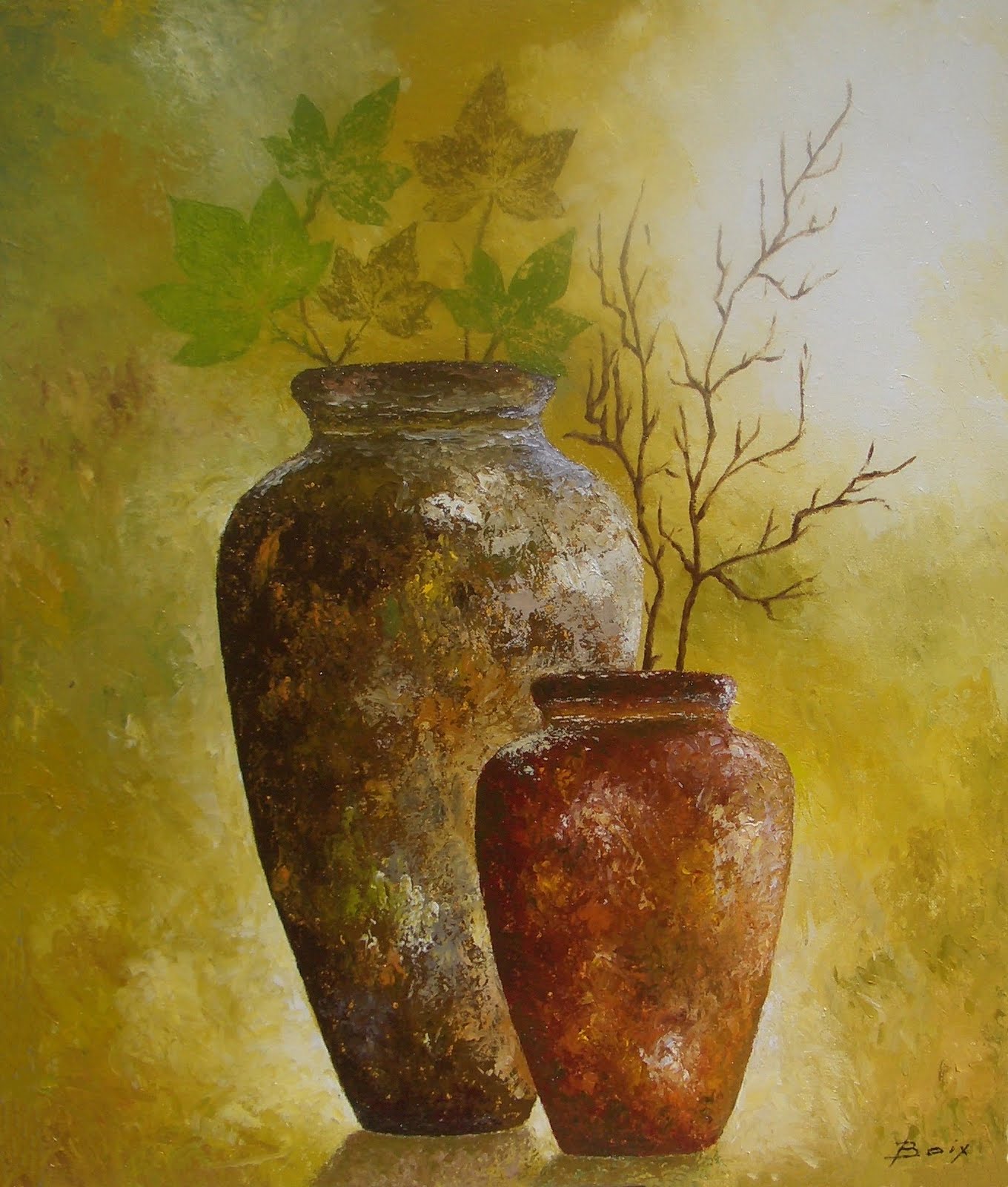 Cuadros de jarrones - Imagui