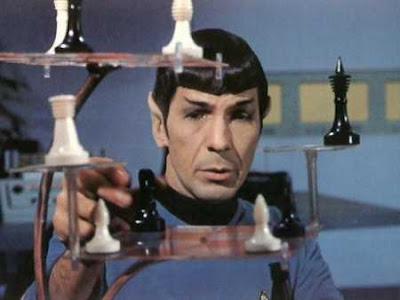 Casa do Xadrez de Alpiarça: Spock e o Star Treck Chess Set 3D