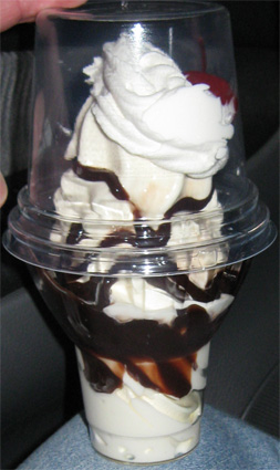 hot fudge sundae sonic