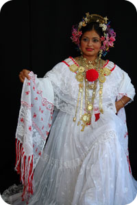 El Traje Tipico de PANAMA "LA POLLERA": TIPOS DE POLLERAS