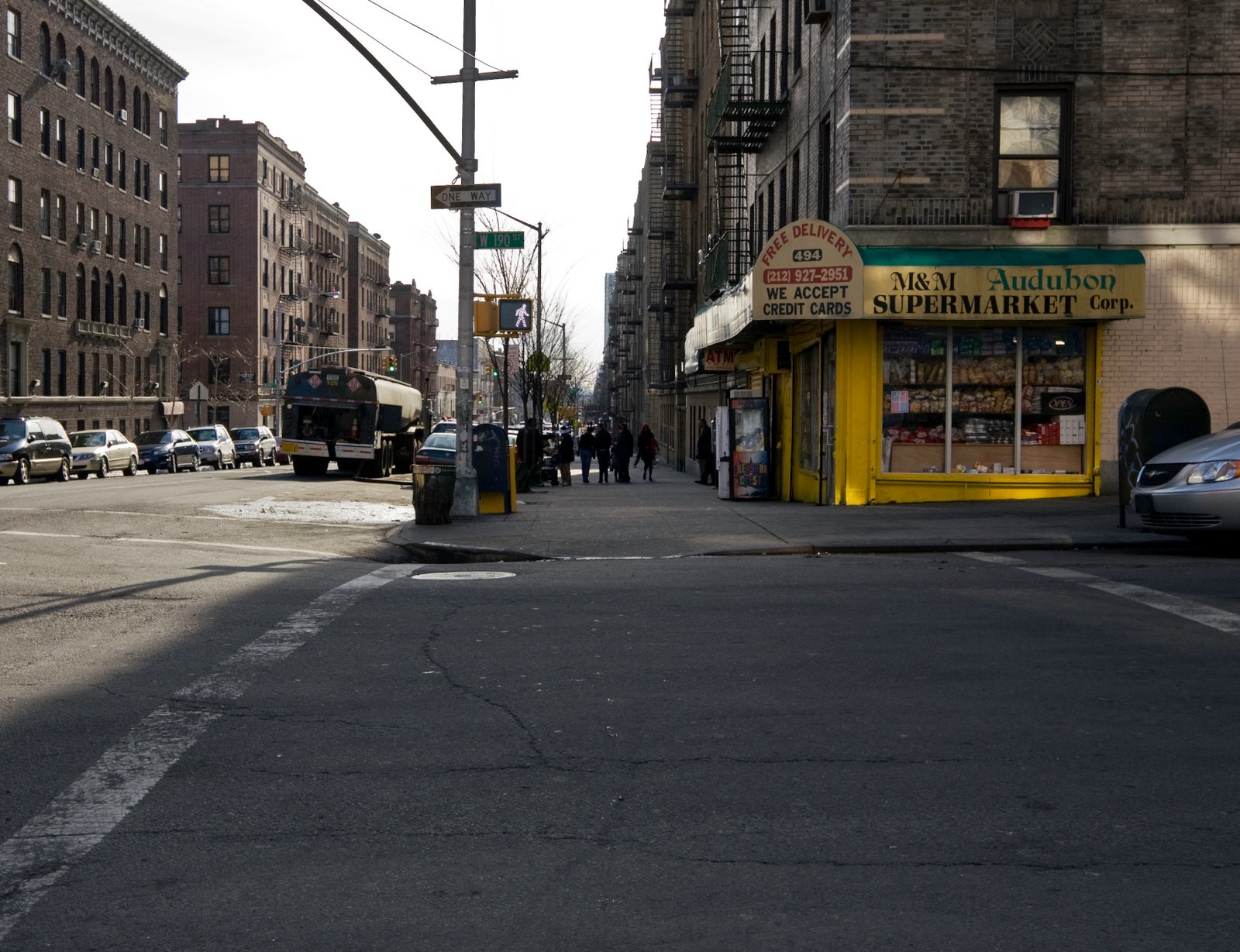 Manhattan Street Project: Washington Heights, 190th Street at Audubon ...