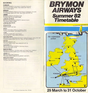 Airline memorabilia: Brymon Airways (1982)