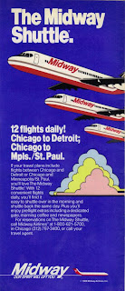Airline memorabilia: Midway Airlines (1988)