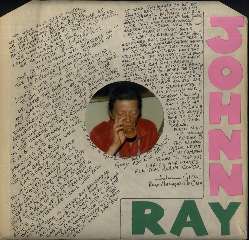 Monkey Picks: RAY LOWRY: LONDON CALLING at the IDEA GENERATION GALLERY