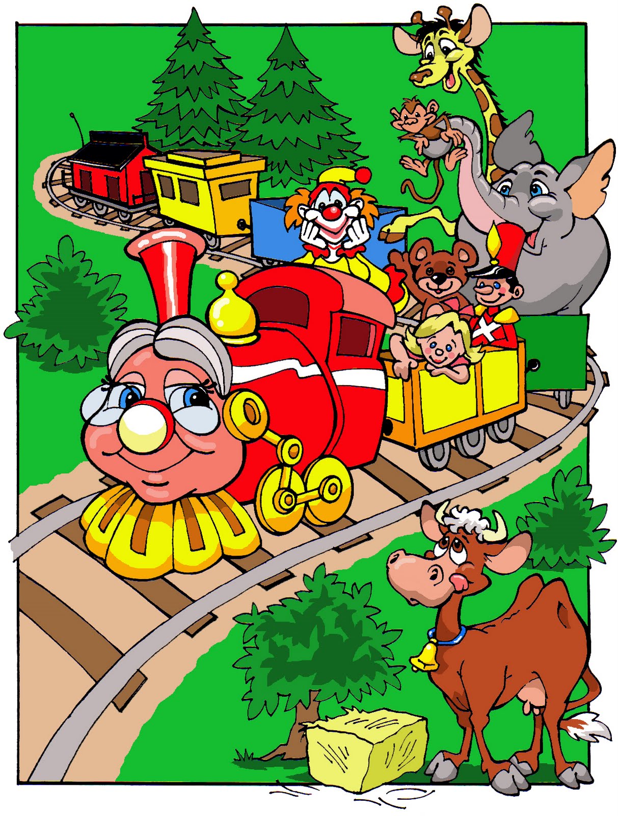 Riktoonz -- Cartoonist/Caricaturist Rick C. Moore: The Little Train ...