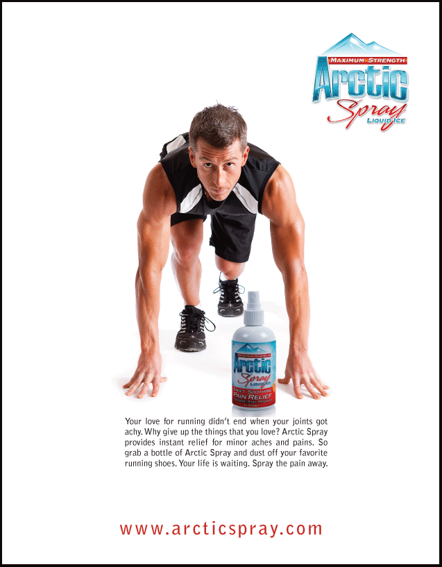 KL Design Studios: Arctic Spray Advertisement