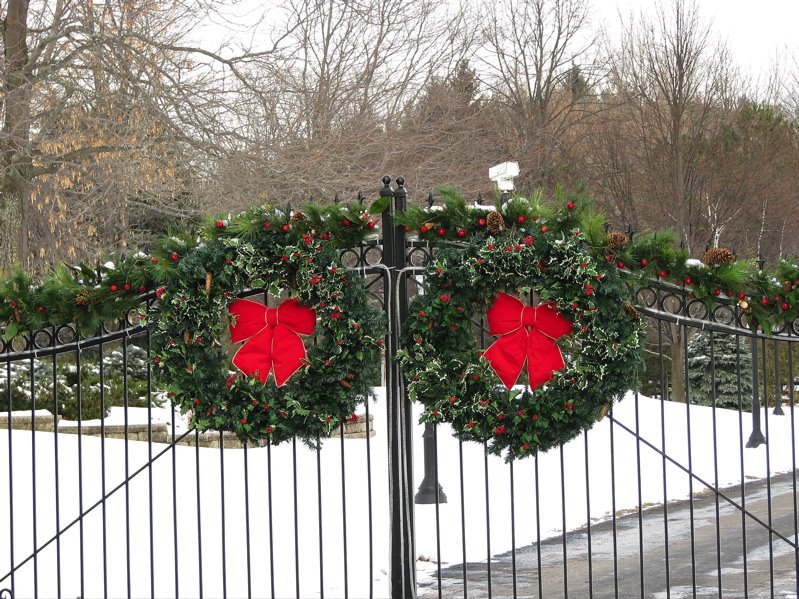 East Gwillimbury CameraGirl: Season's Greetings Gate/ Ruby Tuesday