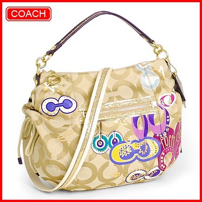 SAYA CINTAKAN BAG: ITEM#194 PRE-ORDER COACH POPPY POP C APPLIQUE JAZZY HOBO