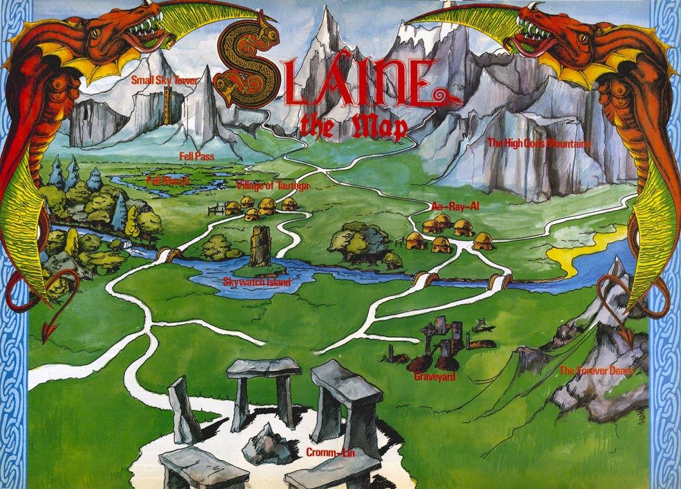 Bear Alley: Slaine on computer