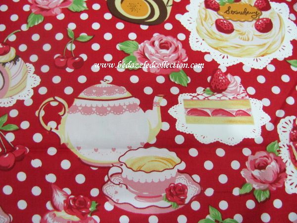 Be Dazzled Collection: Tea-themed Fabrics