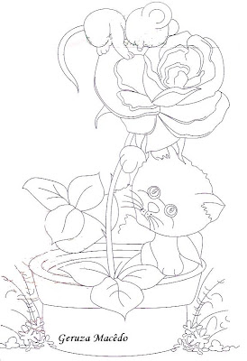 ARTES DA LIVIA: Riscos de Gatos