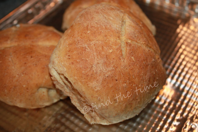 Find the Time: Whole Wheat Sandwich Rolls
