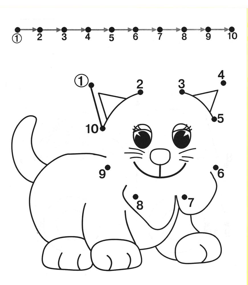 Kids Under 7 Free Dot To Dot Worksheets For Kids Part 2