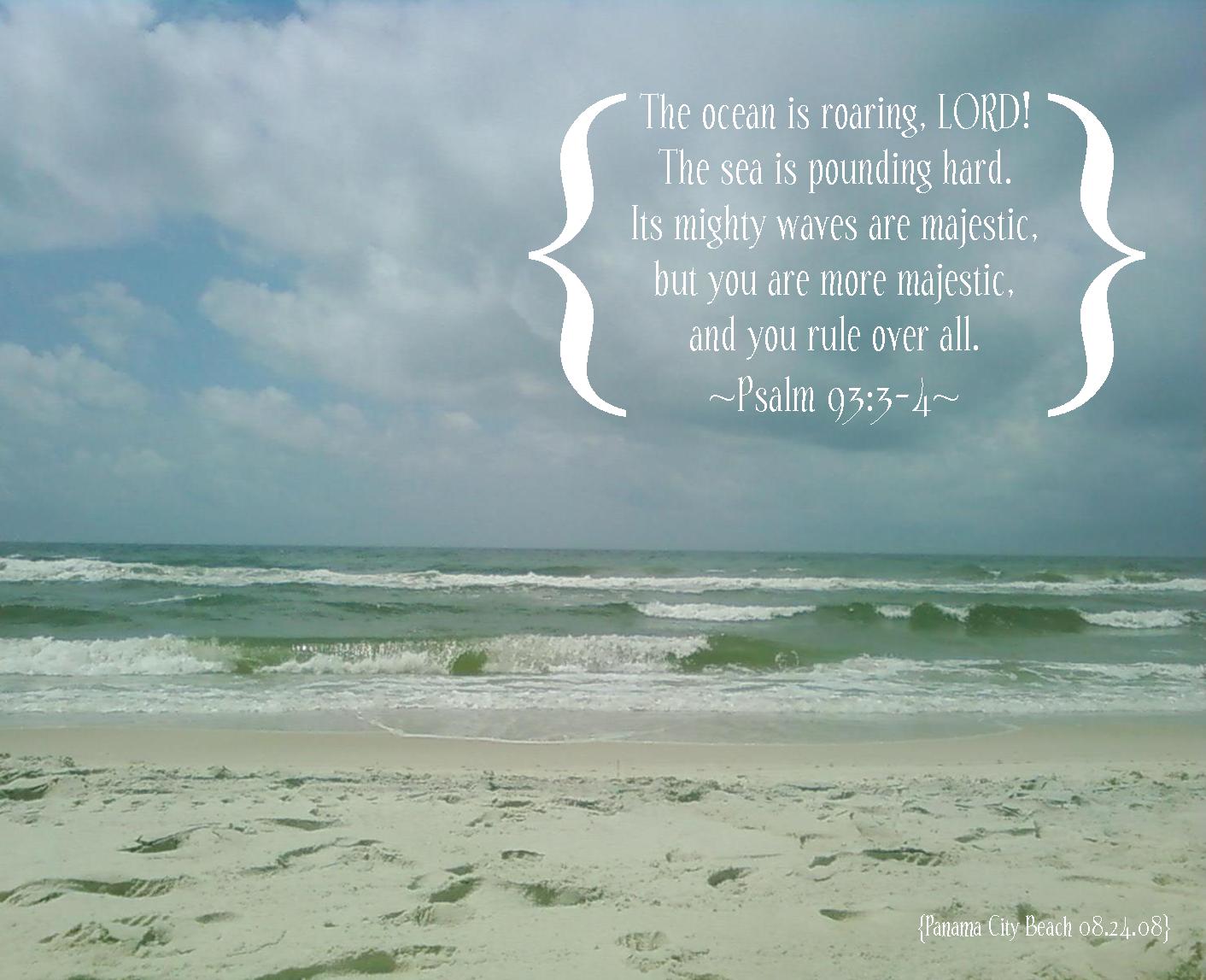 { the papyrus basket }: psalm 93:3,4