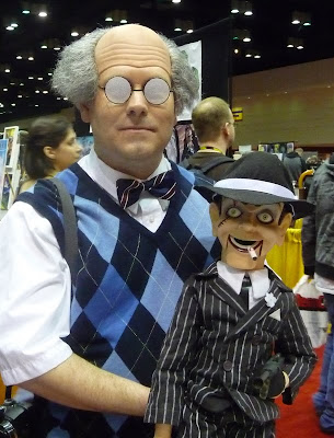 dougsneyd: Arnold Wesker & Mr. Scarface Visit Doug's Booth