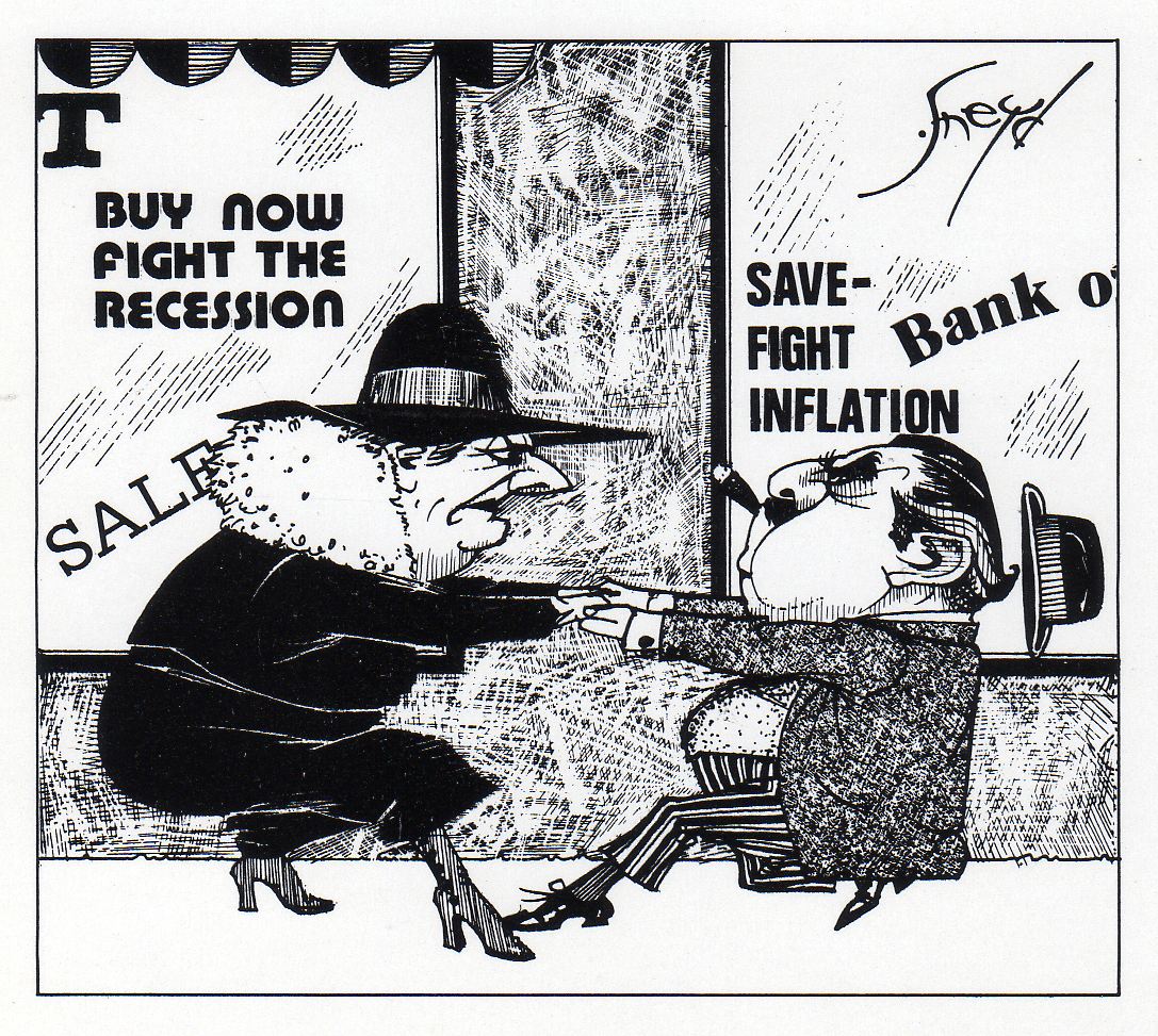 dougsneyd: "Doug Sneyd" News Cartoons from Jan. '76