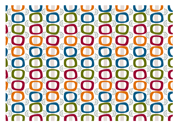 Nez au vent: Créations de motifs de tissus années 50