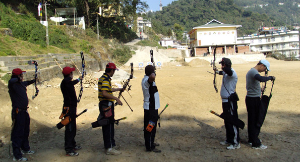 Sikkim NOW!: Sikkim archers string up for Senior Nationals