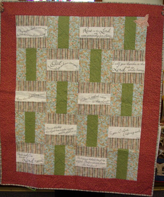 Dora Quilts: Ruth's Scripture Quilt