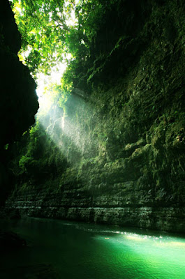 Indonesian Views: Cukang Taneuh. Green Canyon charm Indonesia