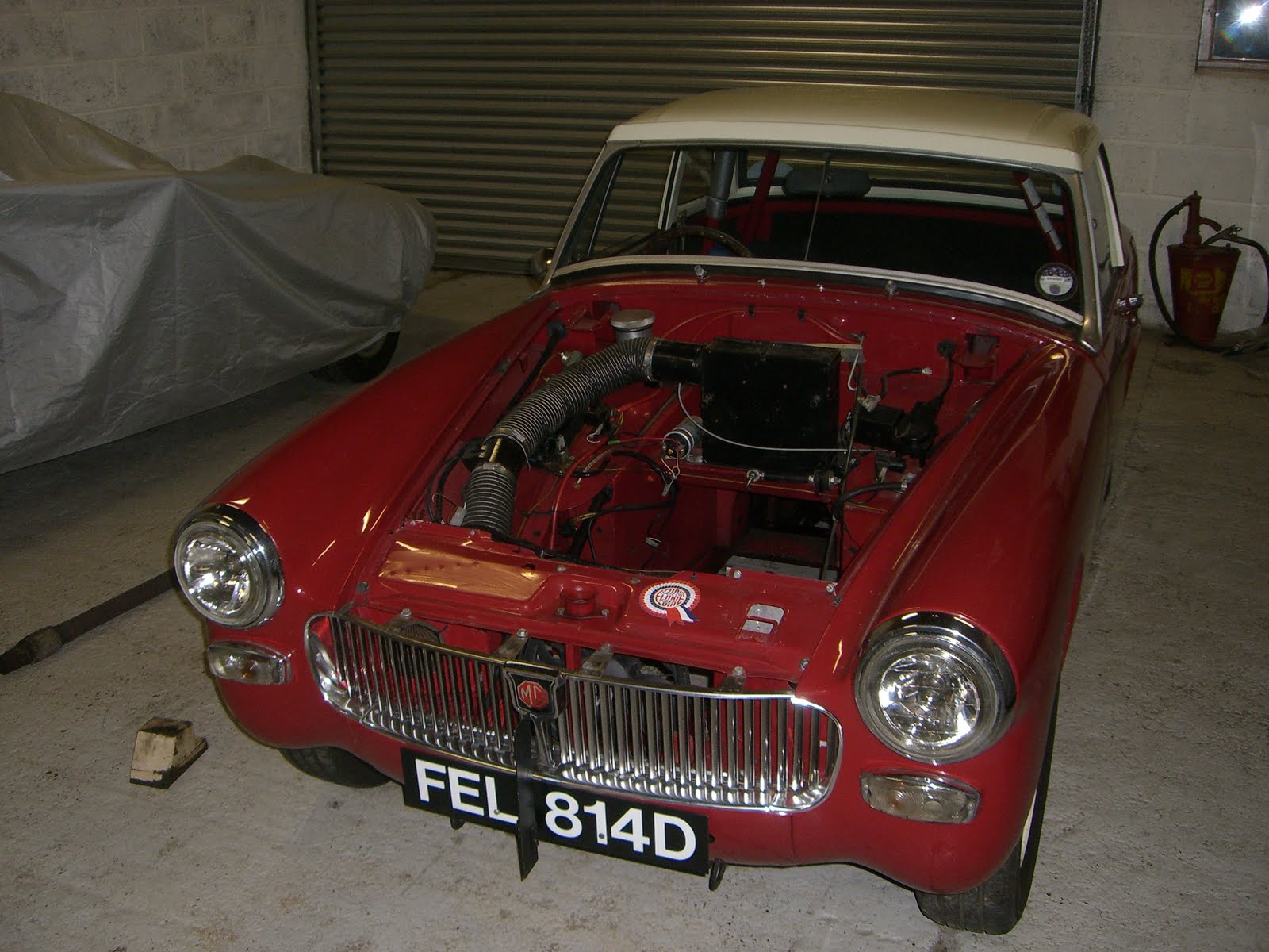BM Classic Vehicles: MG midget Sprint and hillclimb car - winter rebuild