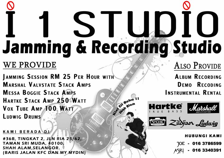 I 1 Studio Jamming & Recording Studio