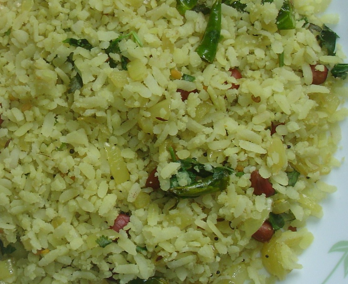 Vasavi's Recipes: Atukula Upma (Poha) and Atukula Pulihora