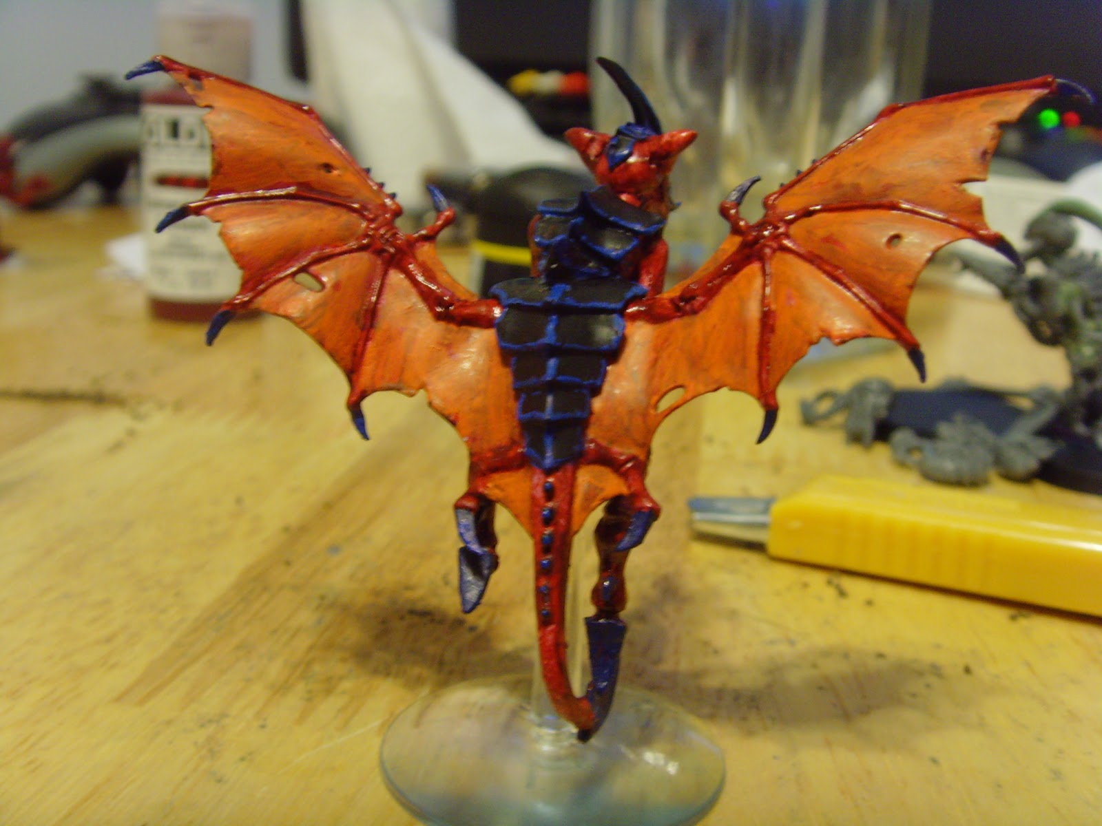 In the Relm of 3D: Newly painted gargoyle