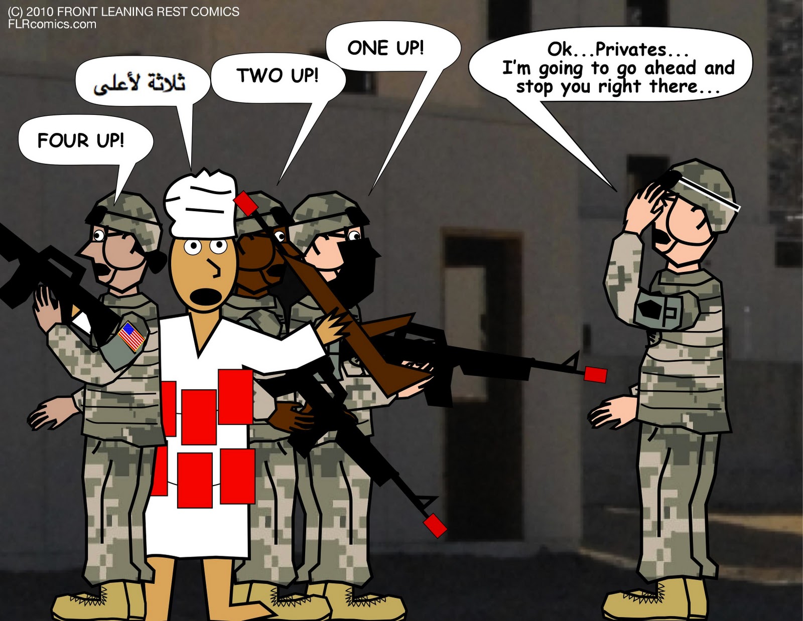 Front Leaning Rest Comics: MOUT Training