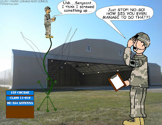 Front Leaning Rest Comics: The OE-254 Antenna